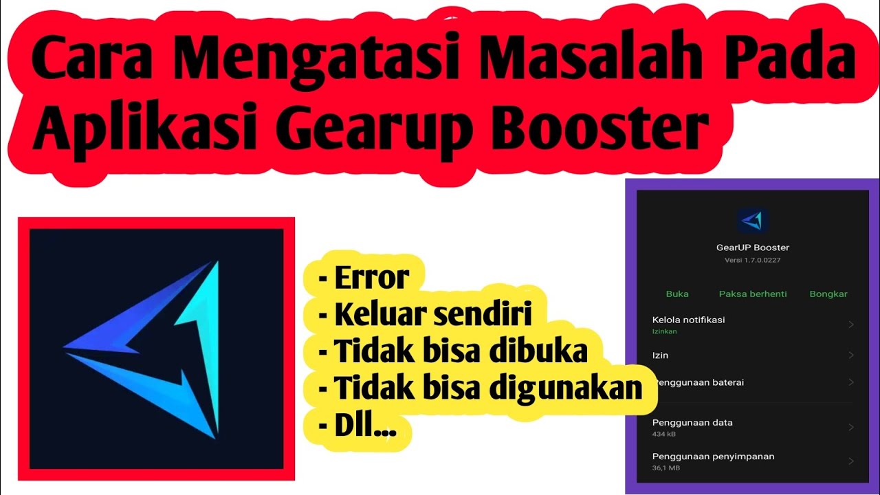 Cara Mengatasi Masalah Pada Aplikasi Gearup Booster | Cara Atasi Gearup Booster - YouTube