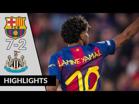 Barcelona vs Newcastle United 7-2 | Highlights & Goals 2026