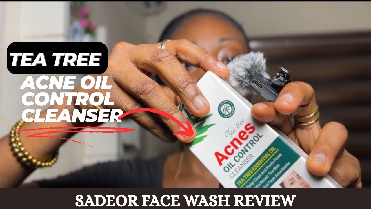 TEA TREE ACNES OIL CONTROL CLEANSER - YouTube