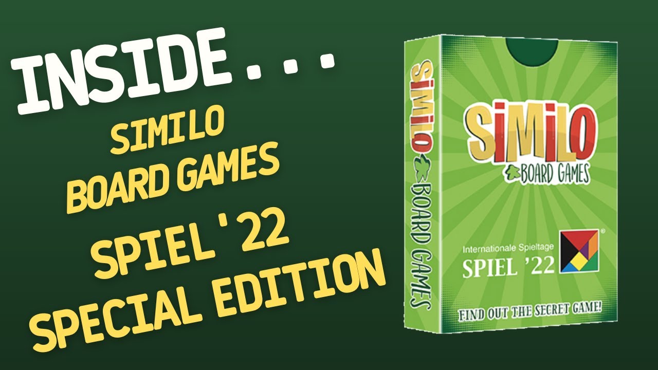 Inside…Similo: Board Games SPIEL '22 Special Edition (4K60fps) - YouTube
