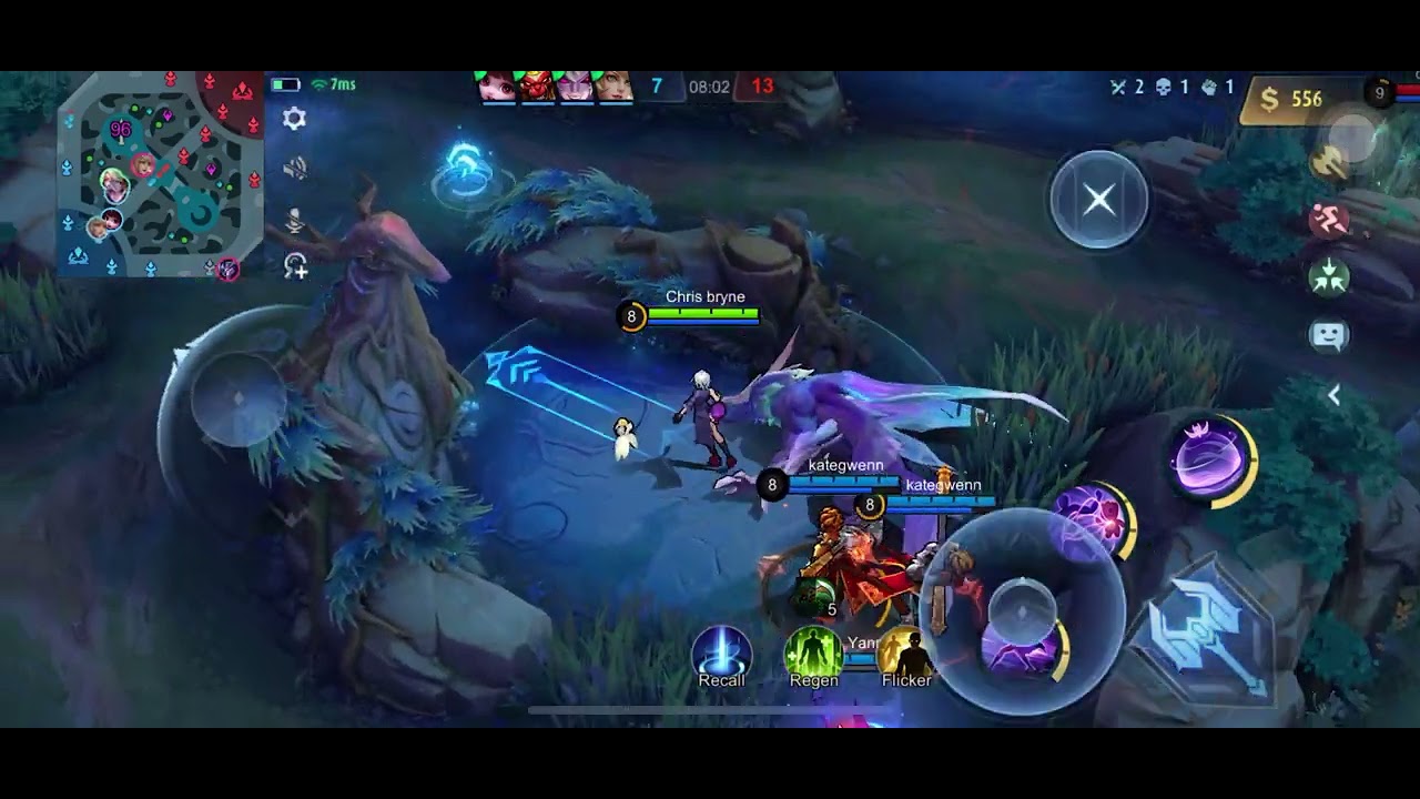 Playing mlbb(mobile legends bang bang)/first round : defeat/second ...