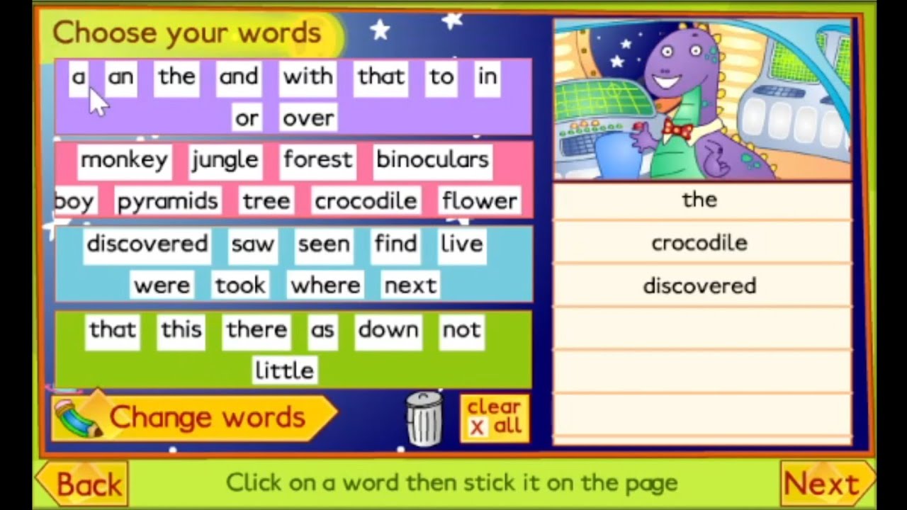 Jackanory Junior: Talking Stories - Flash Game - YouTube