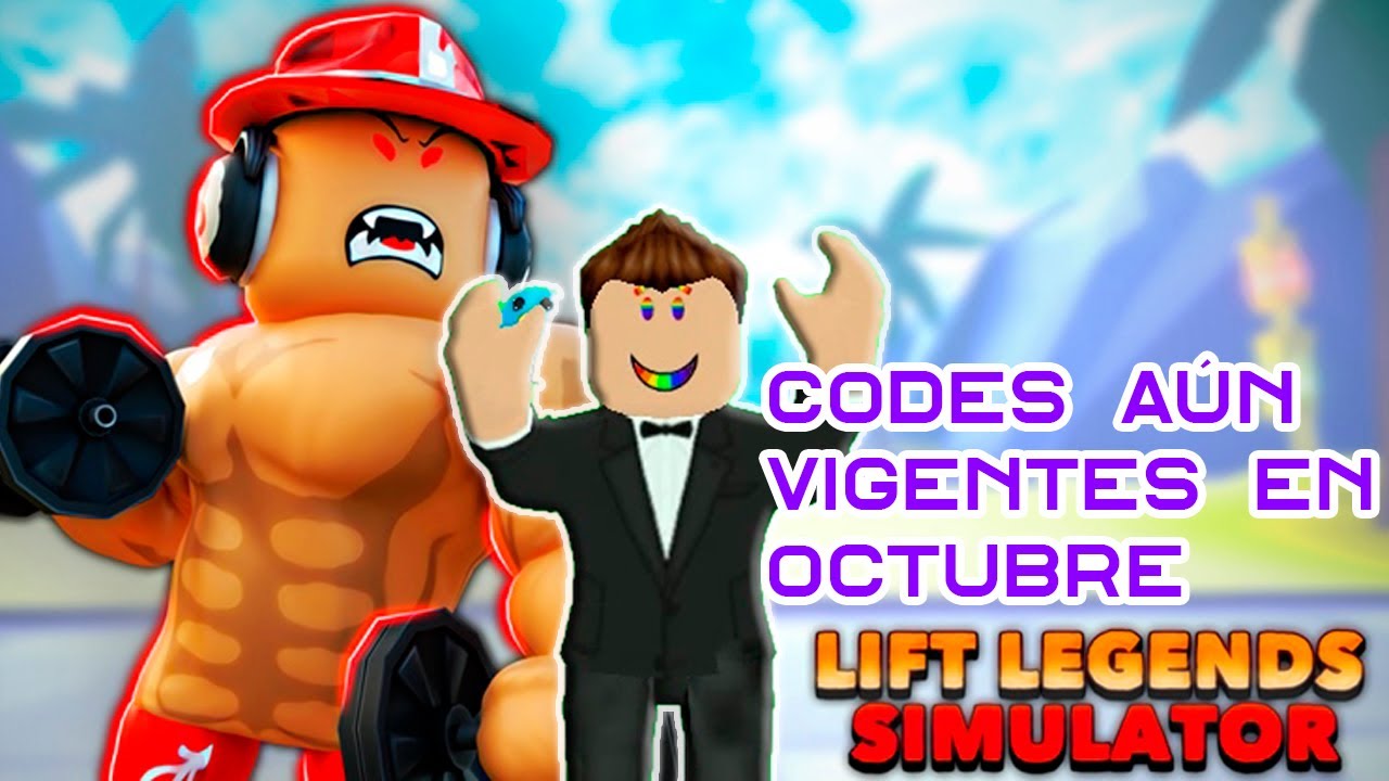 Los 3 codes aún vigentes Lift Legends Simulator (octubre) en Roblox en ...