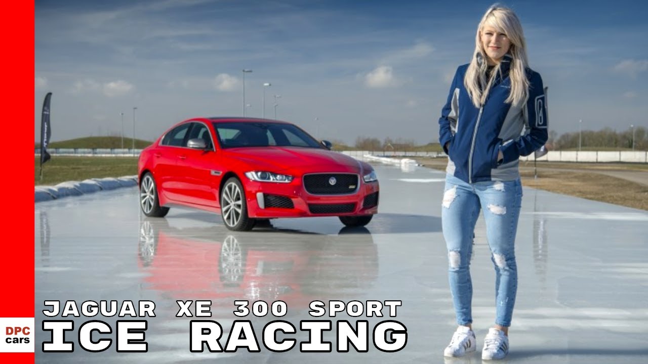 2019 Jaguar XE 300 SPORT Ice Racing - YouTube