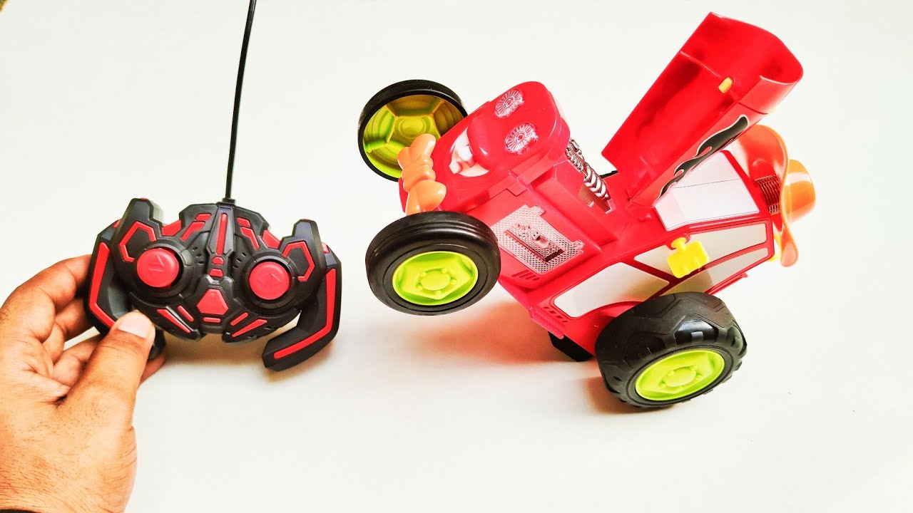 Rc crazy jumping car rc cars unboxing- dabbaunboxing - YouTube