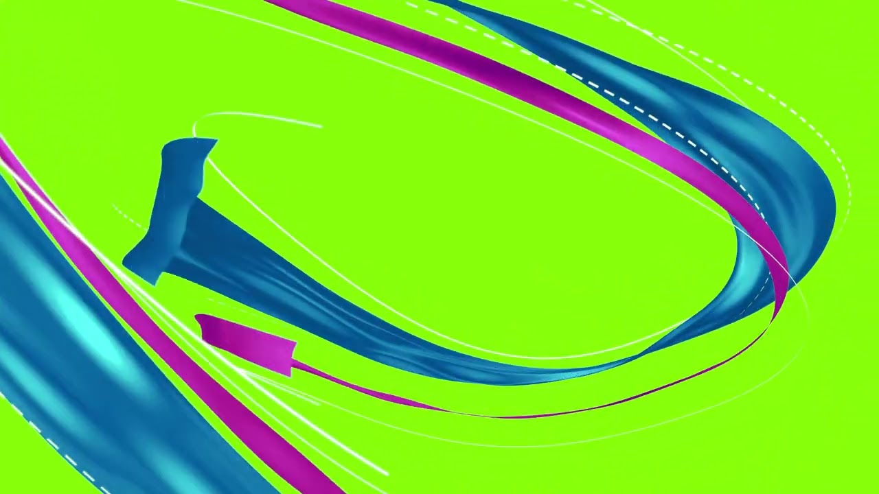 Animated Ribbon Loop Green Screen Animation | Royalty-Free - YouTube