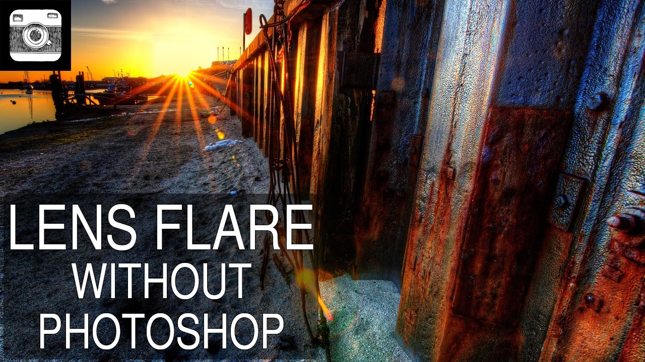 How to create lens flare WITHOUT Photoshop - YouTube