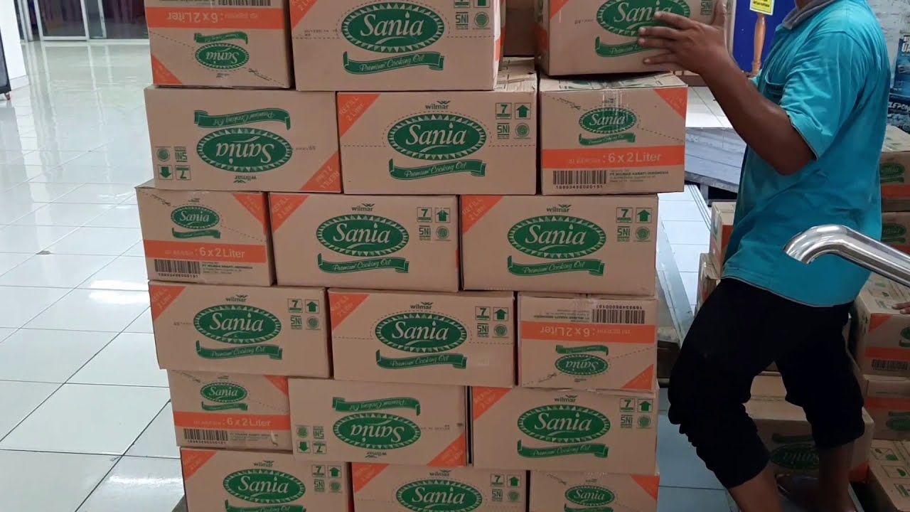 Cara menyusun Kardus dalam palet - YouTube