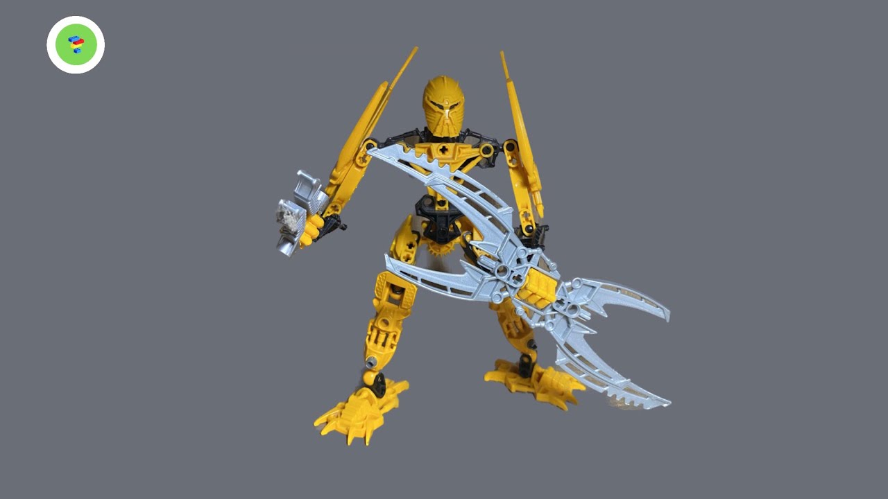 Lego BIONICLE Mata Nui 8989 review - YouTube