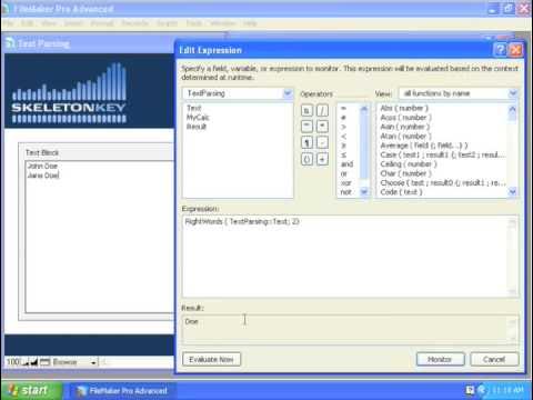 Text Parsing in FileMaker : The Right Functions - YouTube