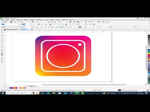 Instagram Logo Design in CorelDraw | CorelDraw Tutorial for Beginners ...