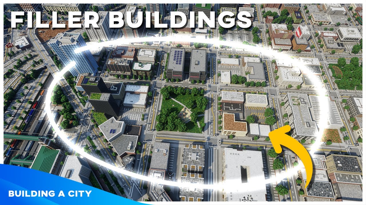 Filler Buildings - Building A City #146 [Minecraft Timelapse] - YouTube