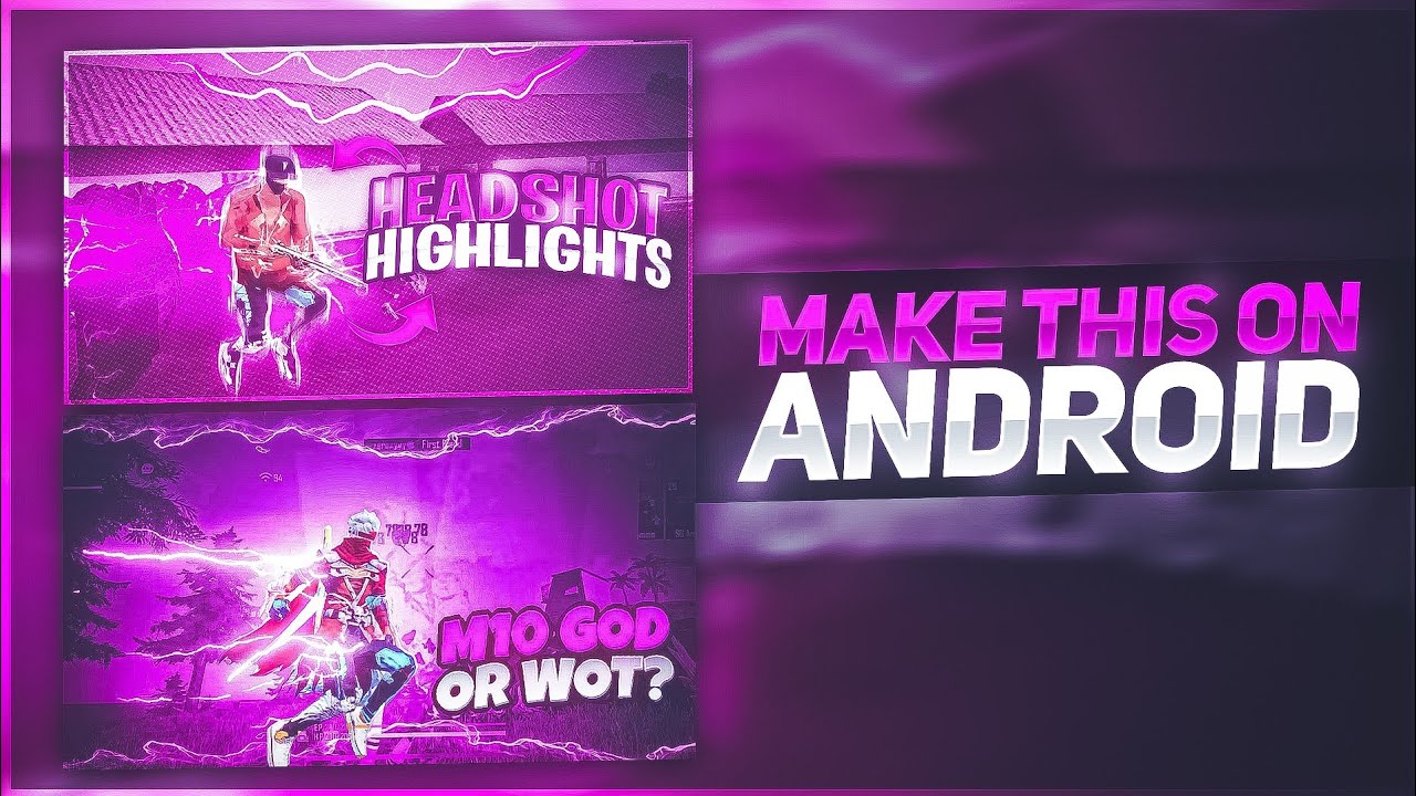 How To Make Free Fire Montage Thumbnail On Android || Stoodent FF - YouTube