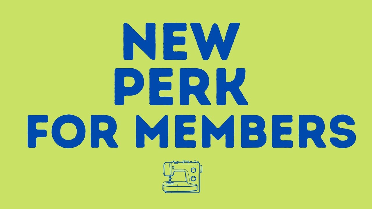 a NEW PERK for MEMBERS! :) - YouTube