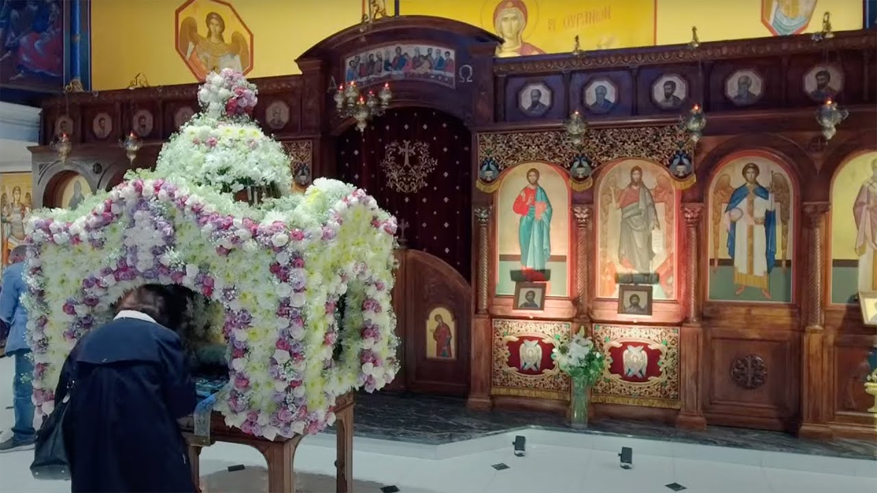Live: Epitaphios Service – Holy Friday at St. Thomas Greek Orthodox ...