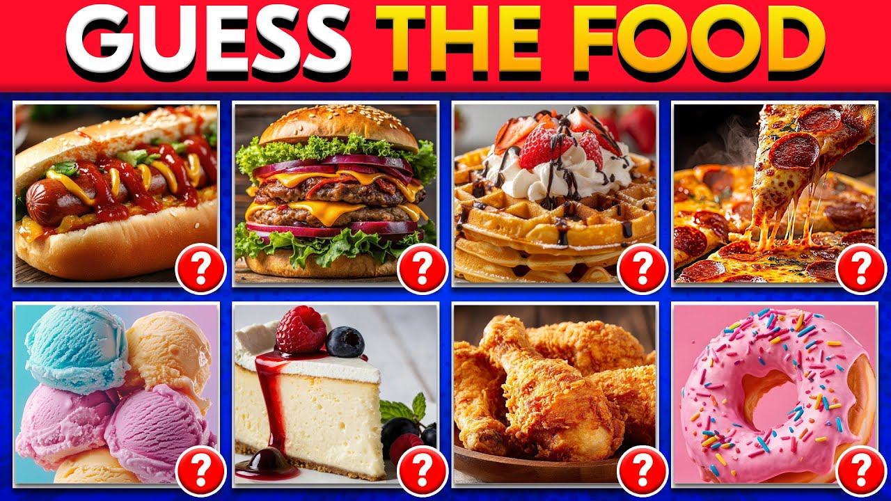 Guess The Food in 3 Seconds 🍔🍕😍 50 Popular Food & Meals | Food Quiz ...