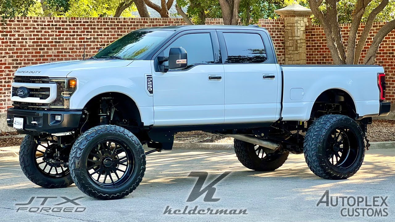 12" KELDERMAN COMPLETELY CUSTOM FORD F250 KING RANCH REVIEW! FOR SALE! - YouTube