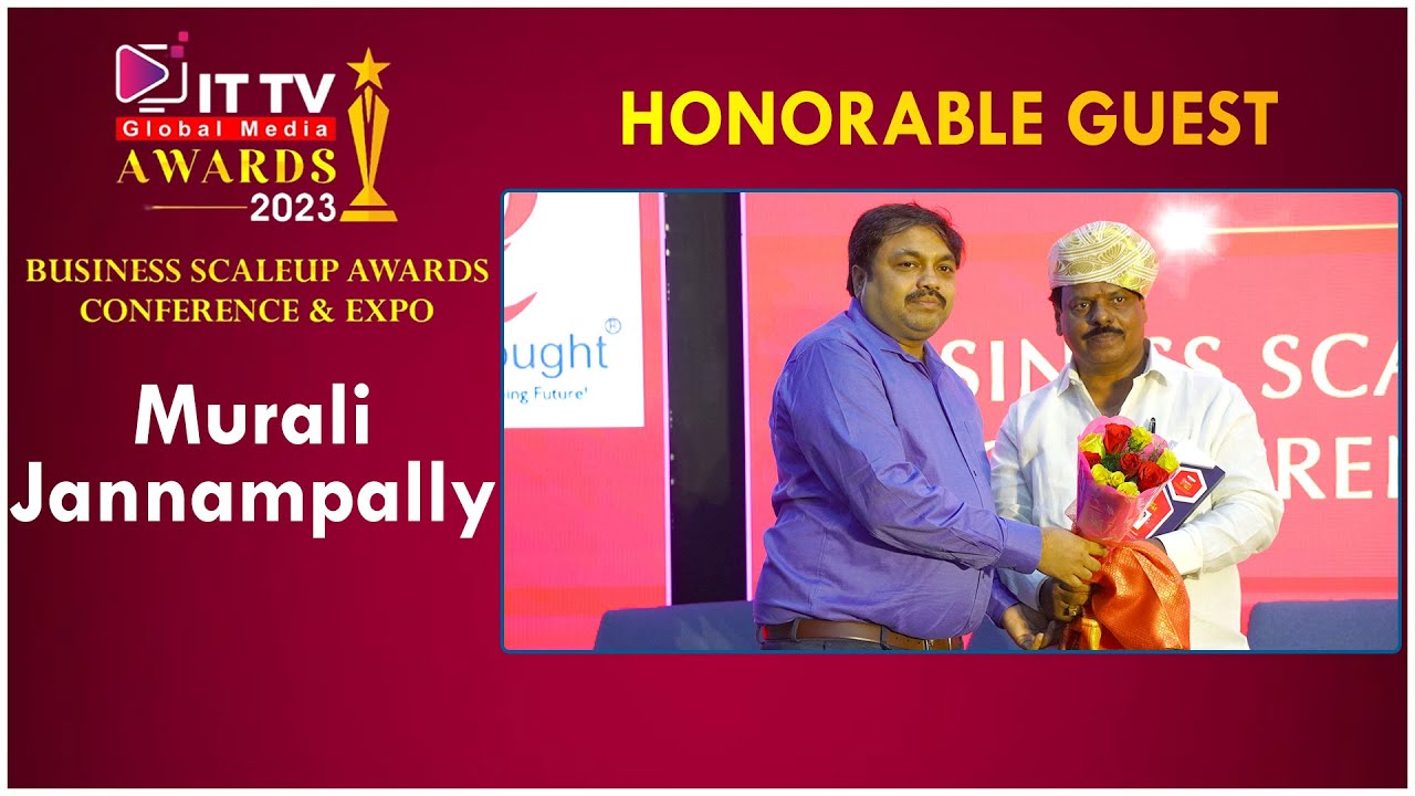 ITTV Awards 2023 | Murali Jannampally & Highlighting Excellence - YouTube