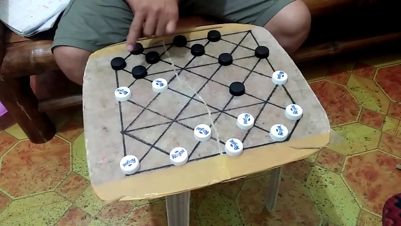 Dama game - counter move nang 3-13 - YouTube