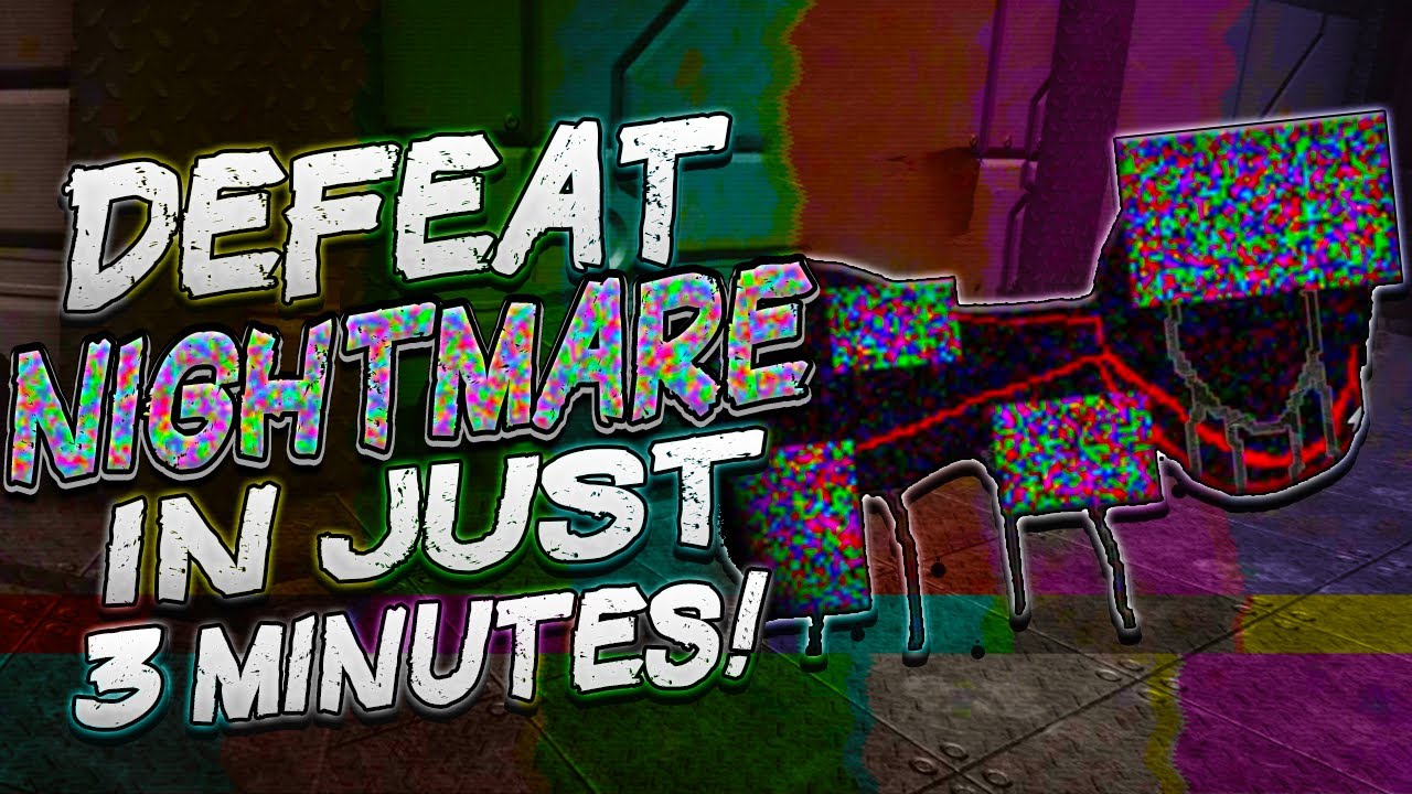 Defeat NIGHTMARE in 3 Minutes Challenge in Survive Area 51 - Roblox ...