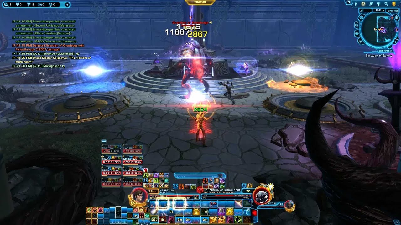 SWTOR - Oofsters - Dread Palace (DP) 8Nim - Master Calphayus - YouTube