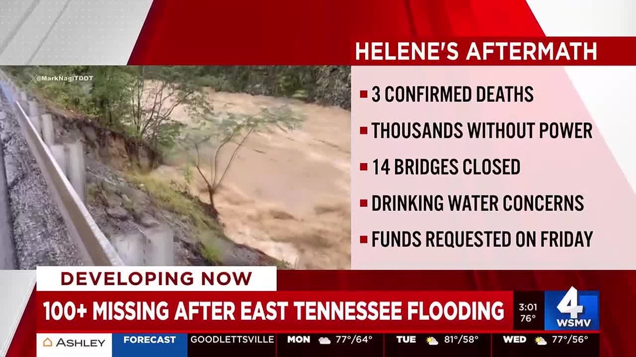 More deaths expected with more than 100 missing in Tennessee from ...