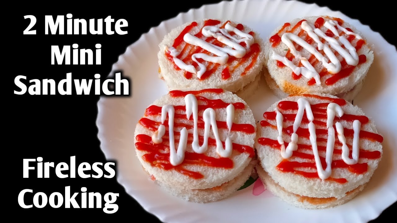 Instant mini sandwich | Cooking for competition | fireless Cooking | 2 ...