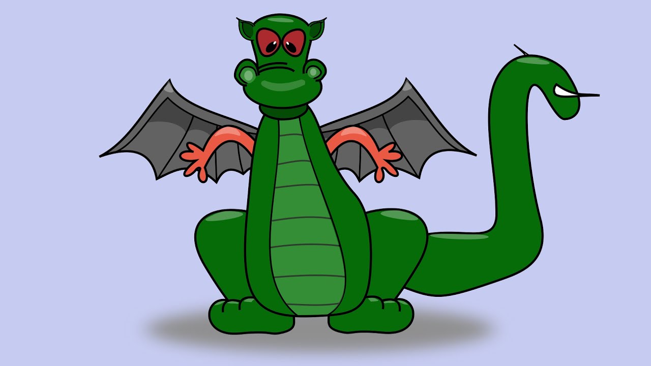 How to make a dragon in InkScape - YouTube