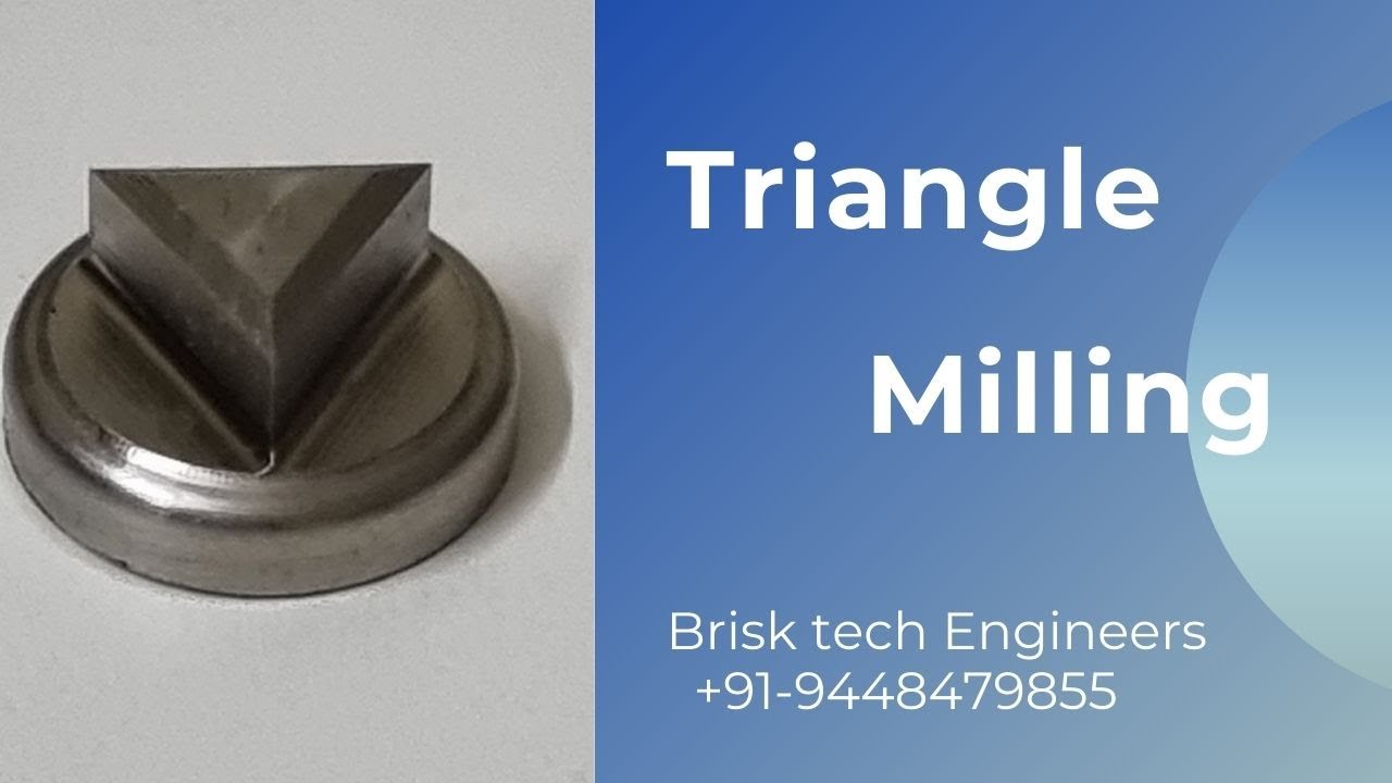Triangle Milling on Polygon #polygonlathe#cncpolygonlathe # ...
