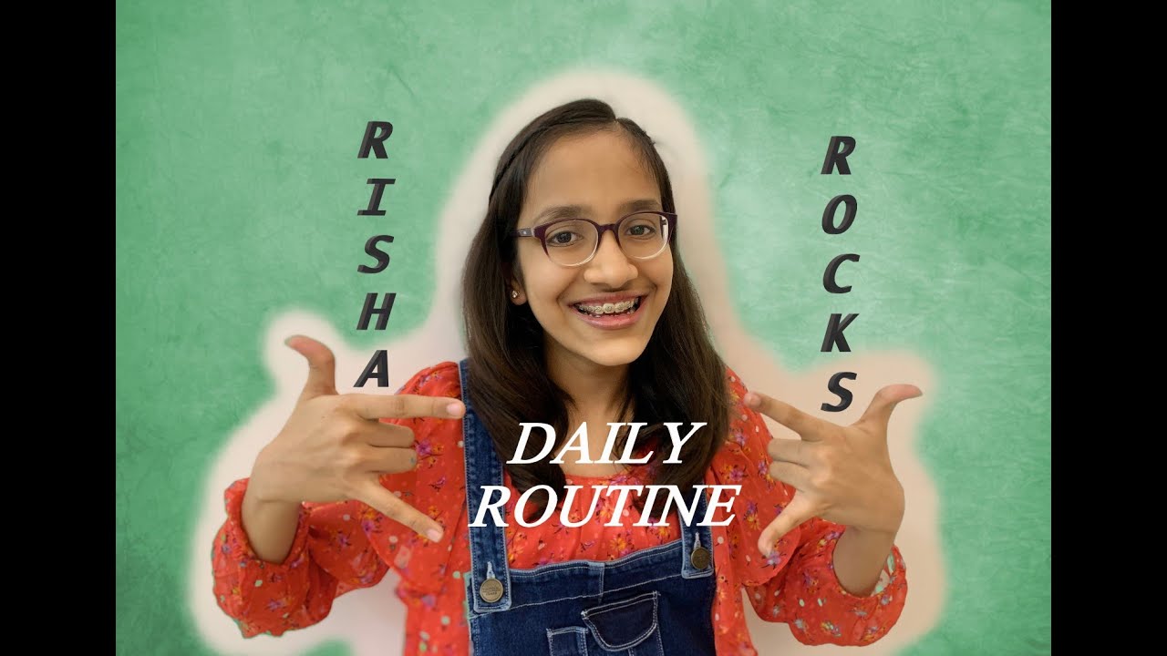 My daily routine in alphabetical order! ( First video) - YouTube
