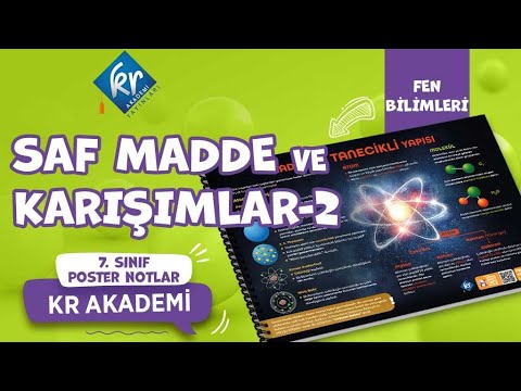 7.Sınıf Fen Bilimleri |Saf Madde ve Karışımlar -2 |Molekül Yapısı ...