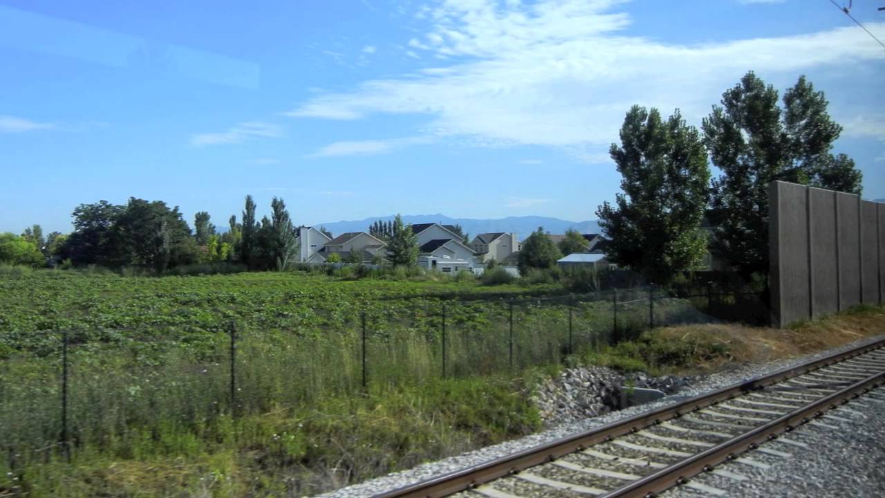 UTA TRAX - First Day of the Mid-Jordan Line - YouTube
