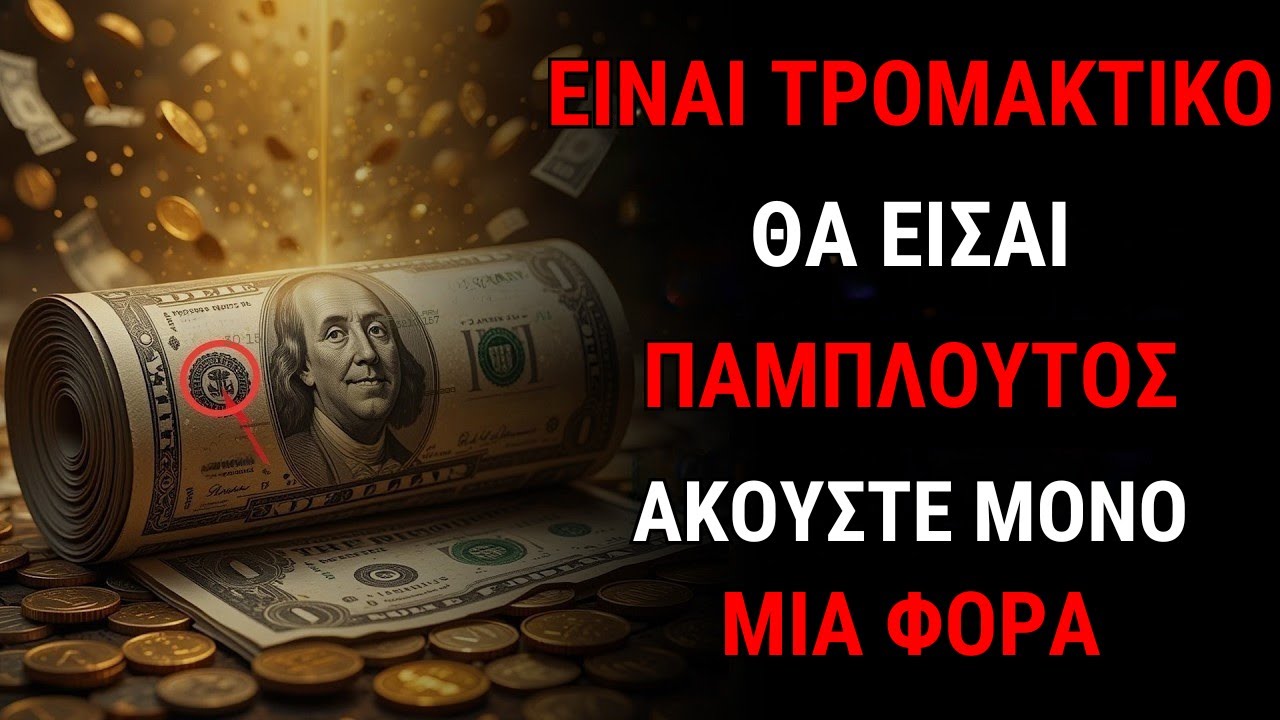 ΕΙΝΑΙ ΤΡΟΜΑΚΤΙΚΟ! ΘΑ ΕΙΣΑΙ ΠΛΟΥΣΙΟΣ | ΑΠΛΑ ΑΚΟΥΣΤΕ ΑΥΤΟ ΜΙΑ ΦΟΡΑ ΚΑΙ ΘΑ ...