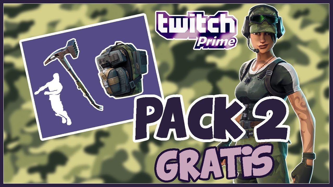 COMO CONSEGUIR SKIN TWITCH PRIME PACK 2 GRATIS!! - FORTNITE - YouTube