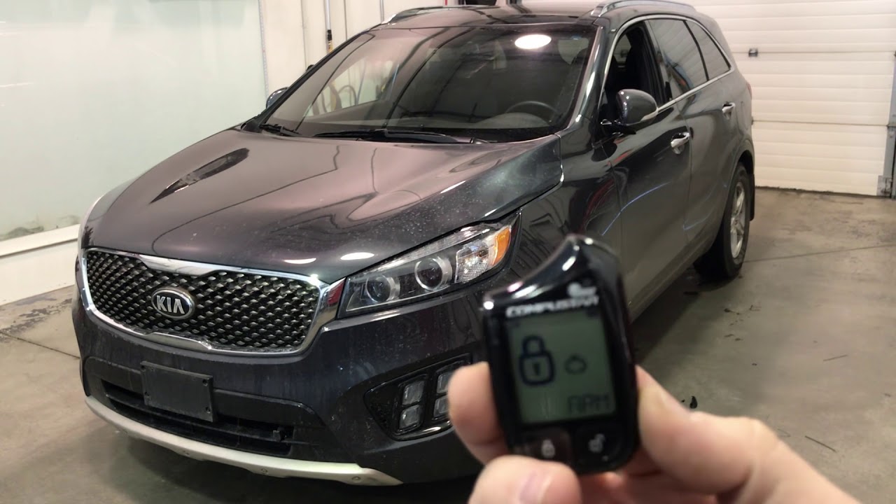 Compustar 901 Remote Starter 2018 Kia Serento - YouTube