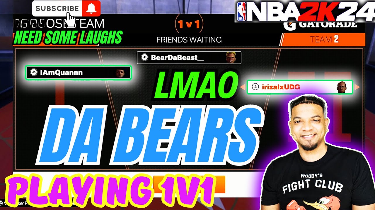 I GOT THE BEARS PLAYING 1V1 LMAO #nba2k24 #beardabeast - YouTube