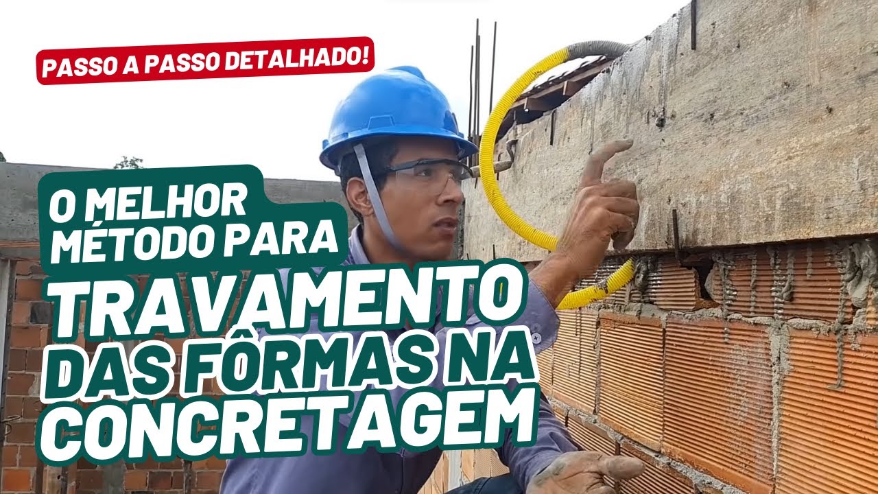 Como travar as Fôrmas para a Concretagem | Renato Edifica - YouTube