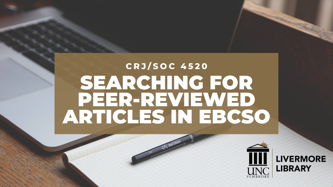 Search Peer Reviewed Articles EBSCO - YouTube