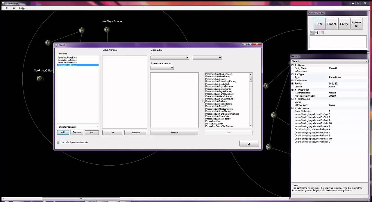 Galaxy Forge Editor - Increase Pirate Difficulty - YouTube