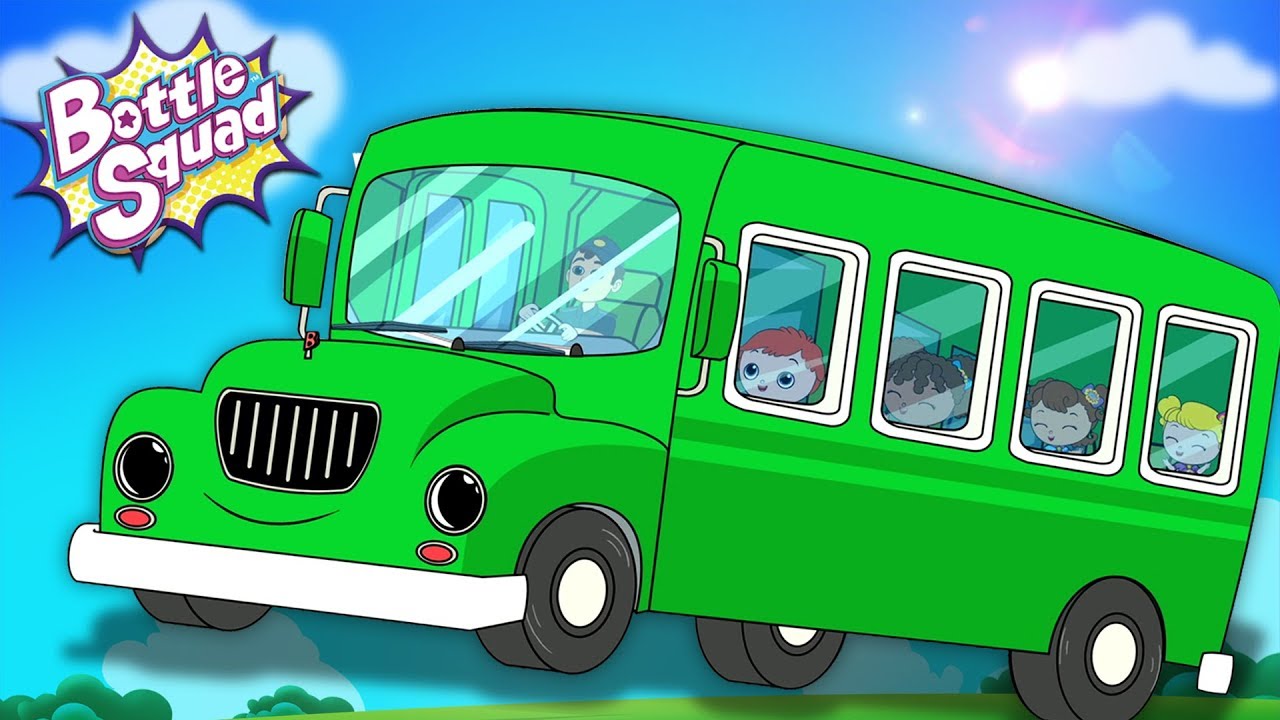 Bottle Squad Wheels On The Bus | Rhymes For Children | Popular Rhymes ...