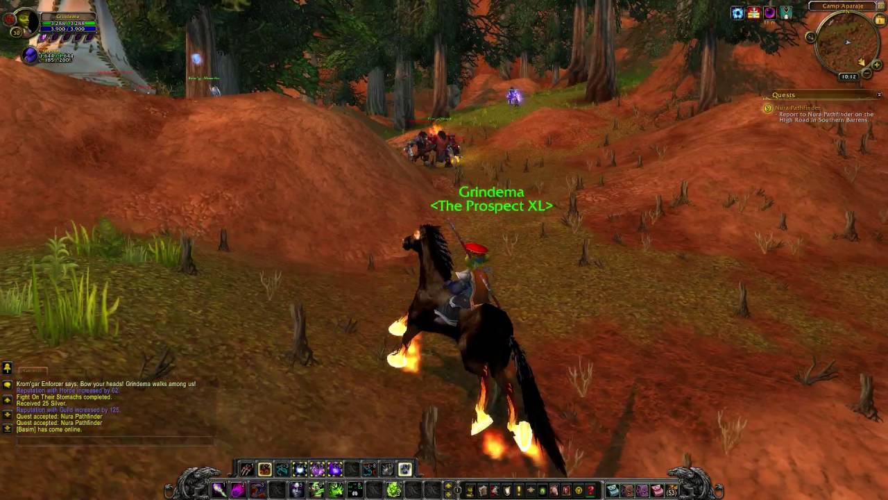 WoW quest #1871 Nura Pathfinder - YouTube