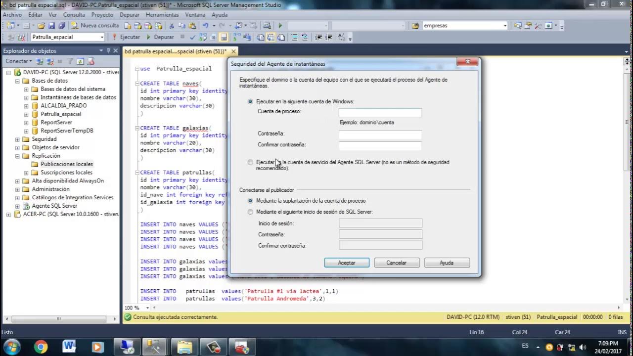 Como replicar informacion entre dos bases de datos con SQL server ...