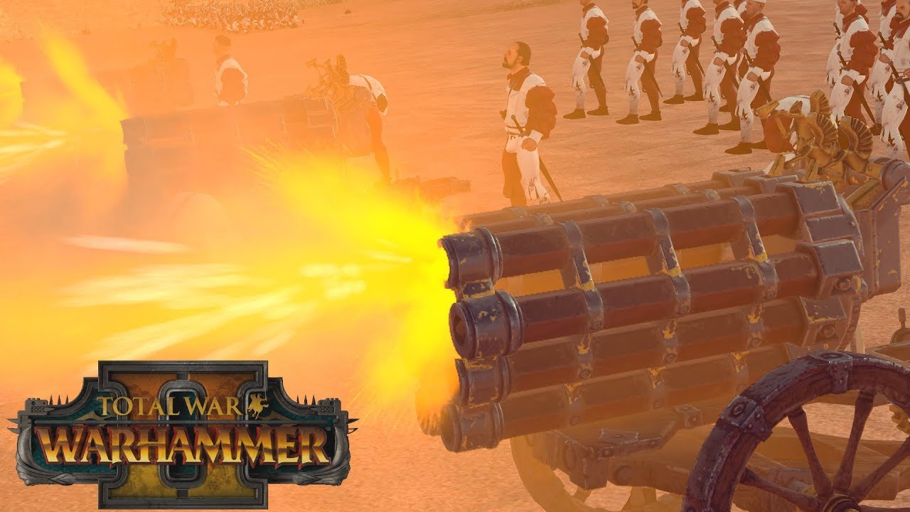 ELF-BLASTER VOLLEY GUN II - Empire vs High Elves // Total War ...