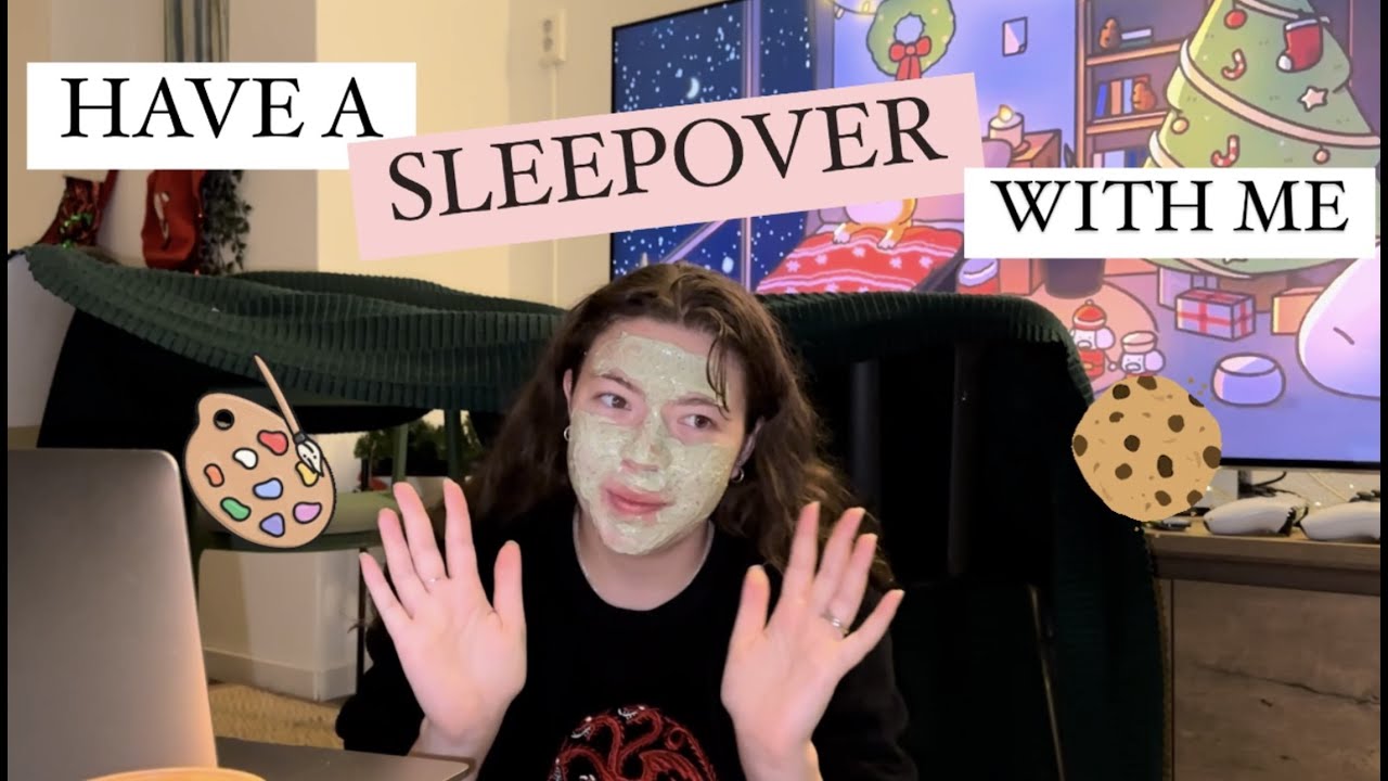 Sleep Over with Me // spilling tea, boys & cookies - YouTube