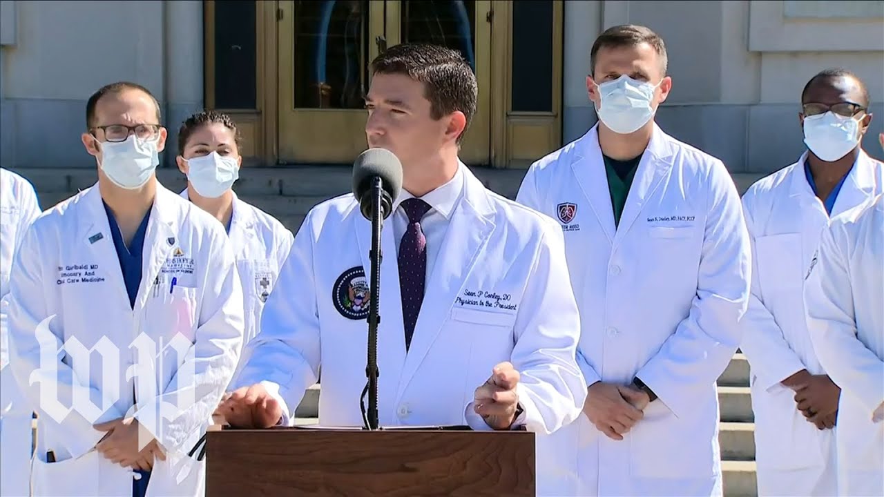 What Trump’s doctor said at Walter Reed, in less than 3 minutes - YouTube