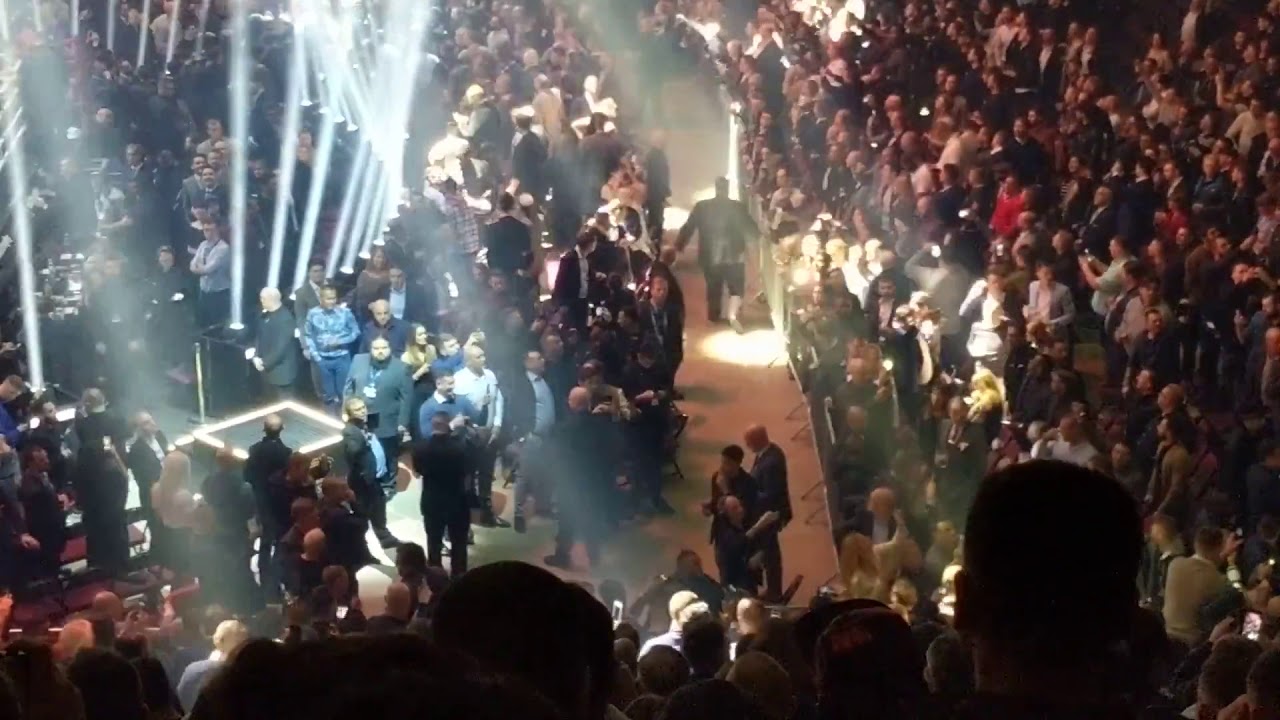 George Groves ring entrance for Chris Eubank Jr. at Manchester Arena ...