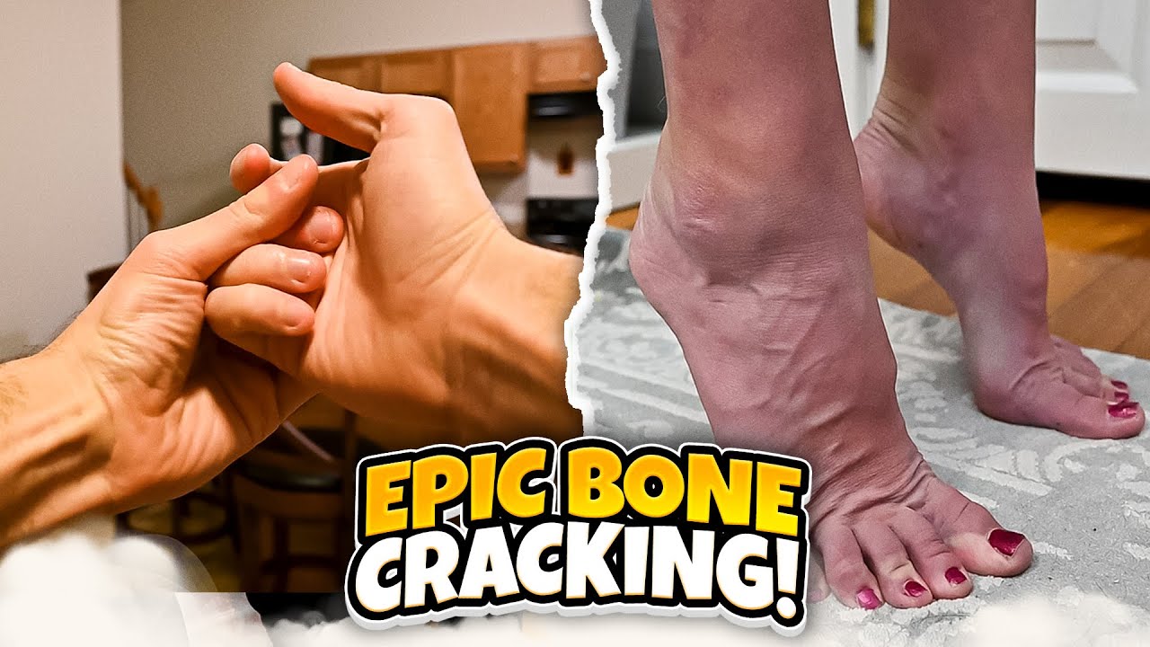 Satisfying Bone Cracking Compilation (Toes, Knuckles, Necks, and More ...