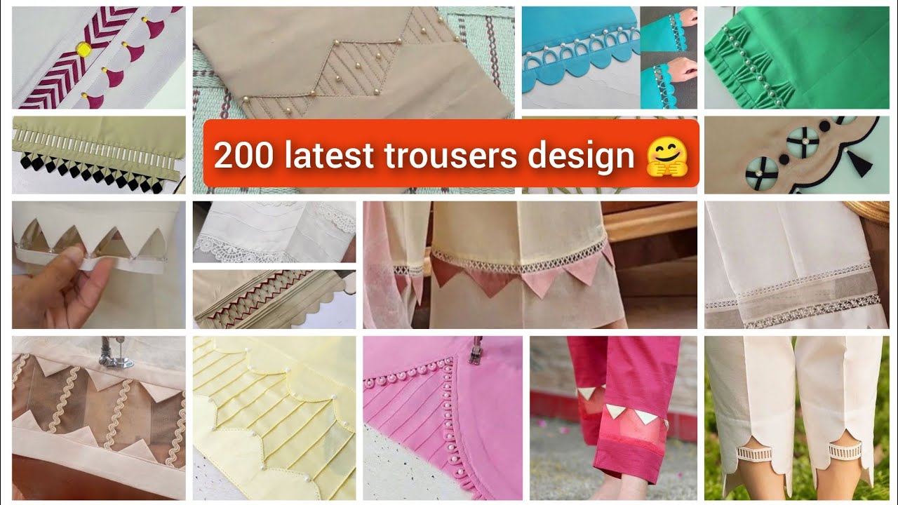 Trouser design 2024/ Trozar ka dizain 2024/ Trouser ke design, Capri ...