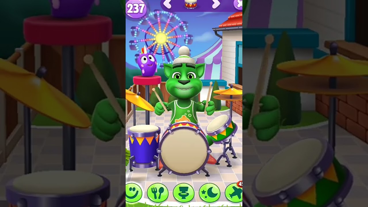 Talking Tom 2 boxing match today wine 🙉😂💯#shorts - YouTube