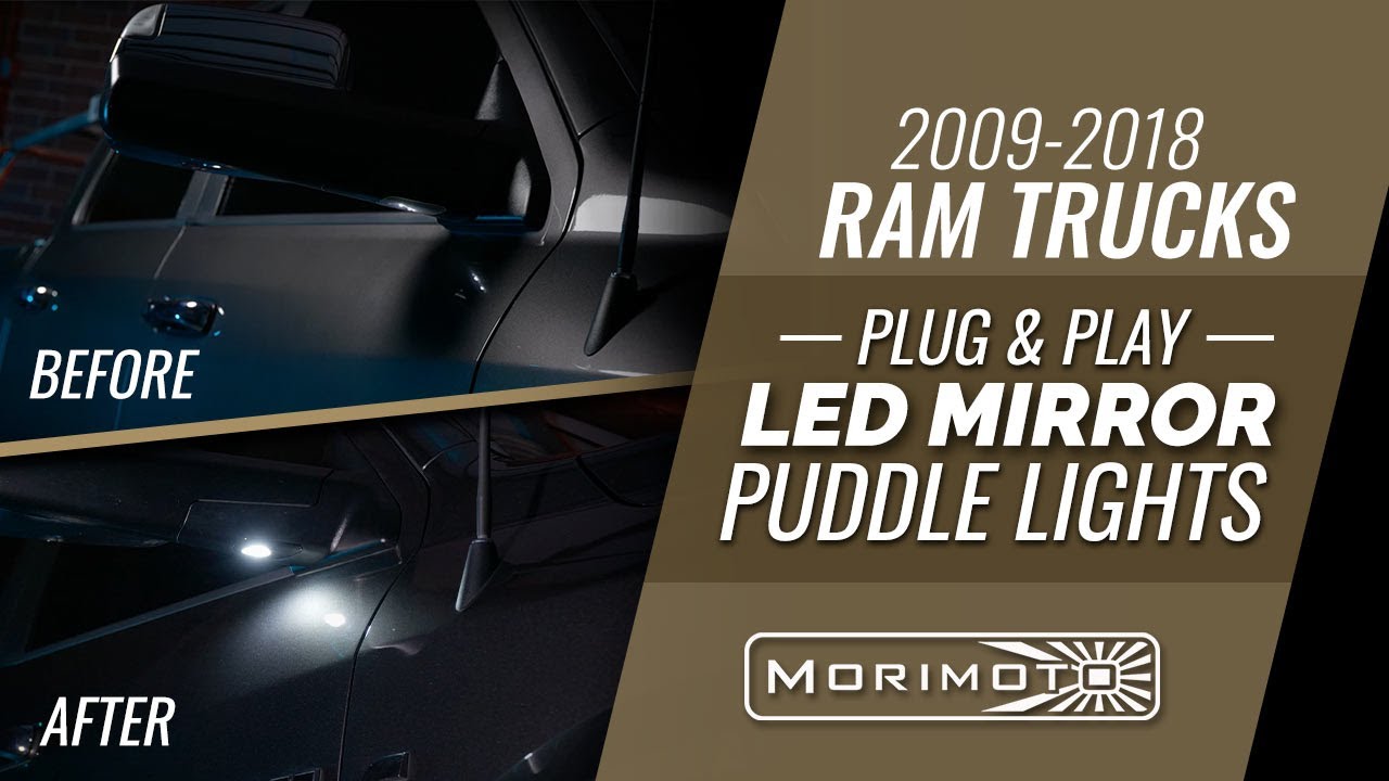 XB Puddle Lights for 2009 - 2018 RAM 3500 - YouTube
